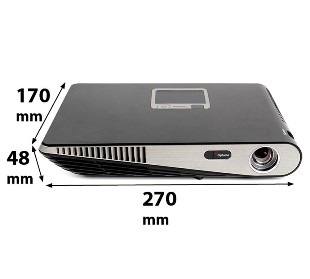 Optoma ML800 Mini Beamer mit 800 ANSI-Lumen und WXGA Auflösung Mini ...