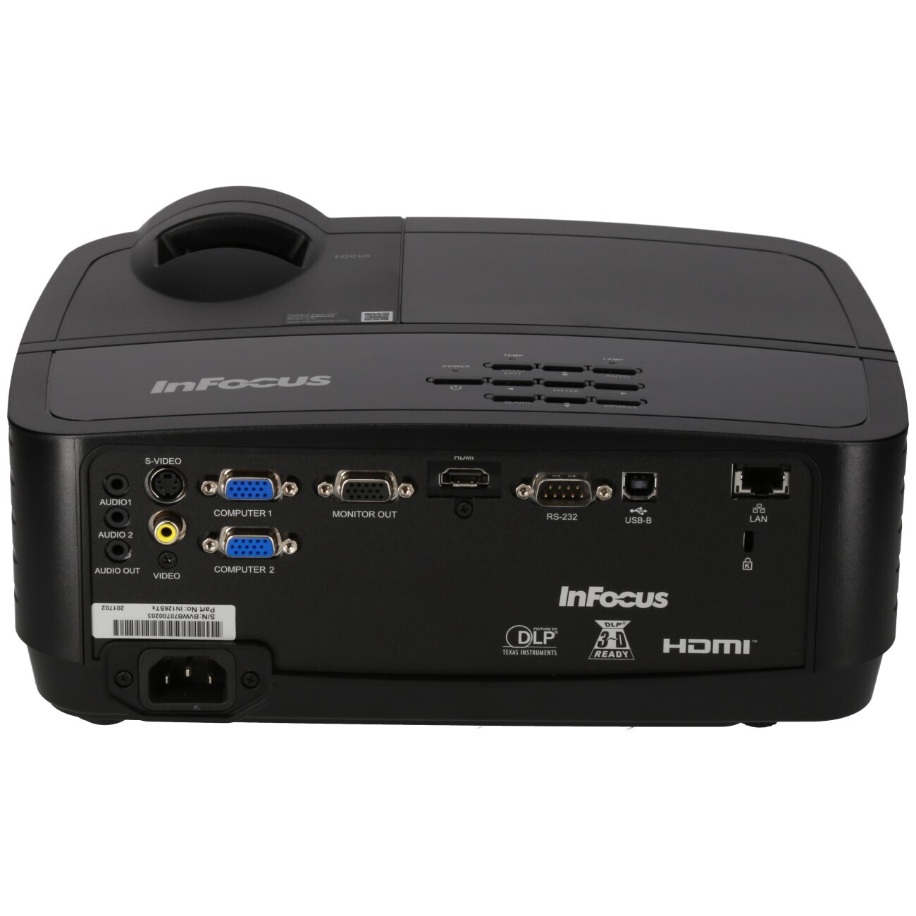 InFocus IN126STx Kurzdistanzbeamer mit 3700 Lumen und WXGA Auflösung ...