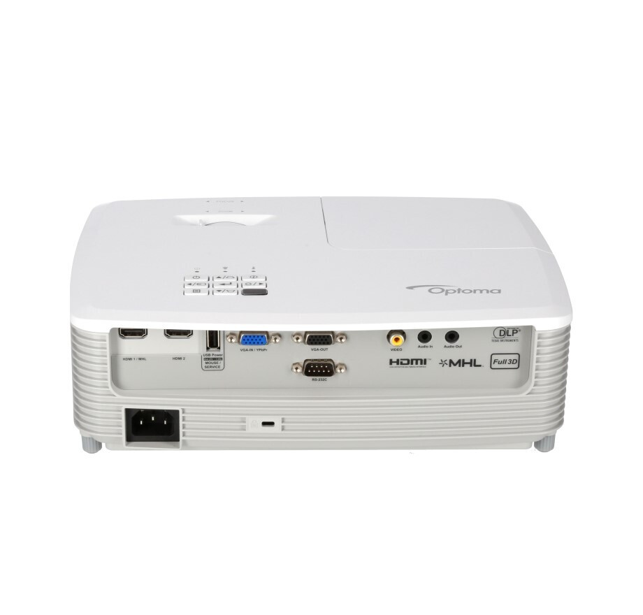 Optoma W400 Business Beamer mit 4000 ANSI-Lumen und WXGA Auflösung HD ...